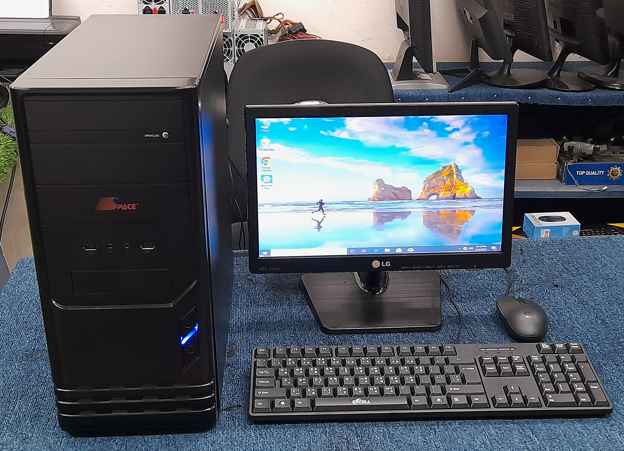 Core i3 3rd Gen-Fullset Computer-16 Inch monitor-128GB SSD-8GB Ram – NF ...